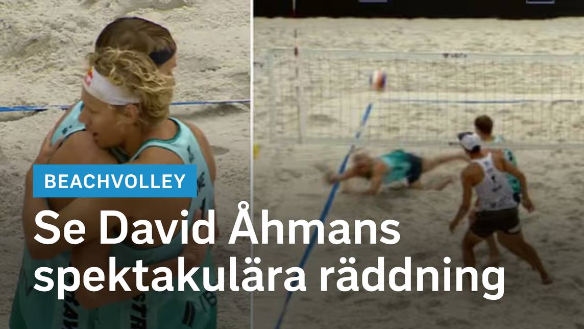 Sportnytt – Se David Åhmans spektakulära räddning i segern mot USA:s ...