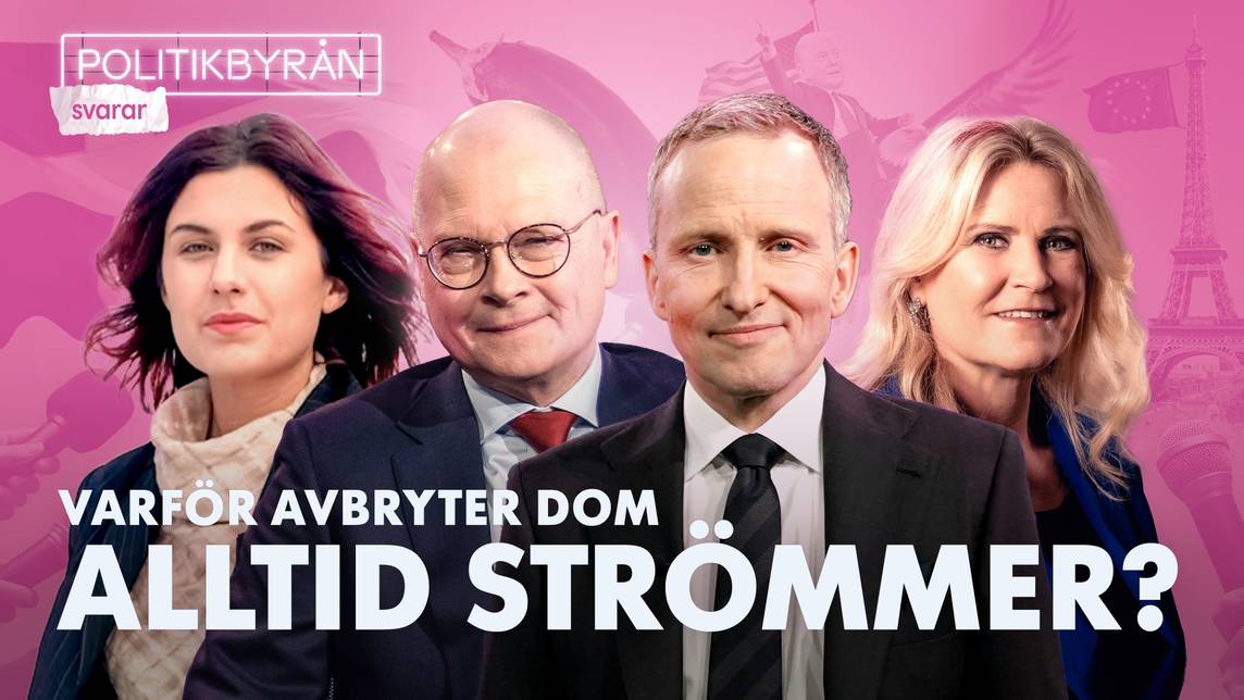 Politikbyrån – Varför avbryter dom alltid Strömmer? | SVT Play