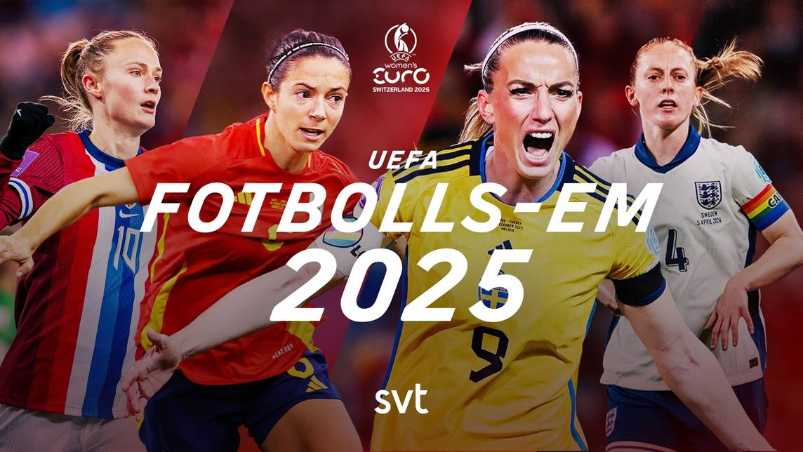 UEFA Fotbolls-EM 2025 – Trailer: Fotbolls-EM | SVT Play