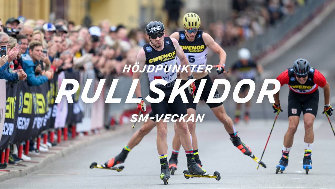 SM-veckan: Höjdpunkter – Johan Ekberg tog hem SM-guldet i rullskidor 28/6 | SVT Play