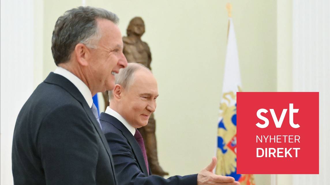 SVT Nyheter Direkt – Samtal i Moskva – Trumps prestige står på spel ...