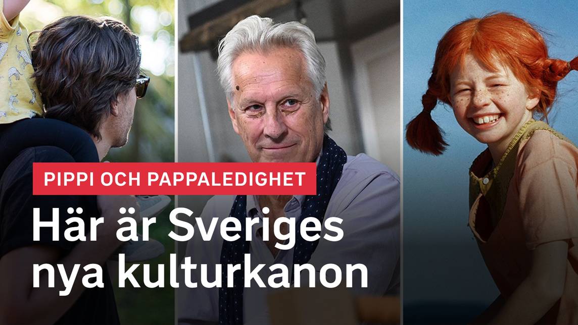 Kulturnyheterna – Här är Sveriges nya kulturkanon: Strindberg och Pippi ...