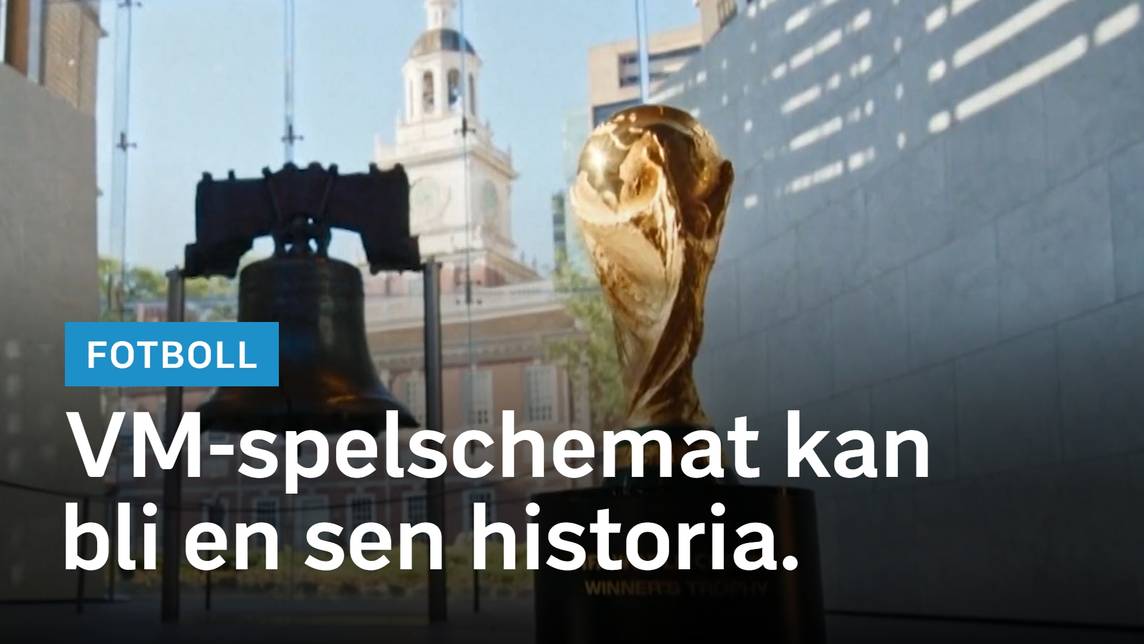 SVT Sport: Reportage och klipp – VM-spelschemat kan bli en sen historia ...