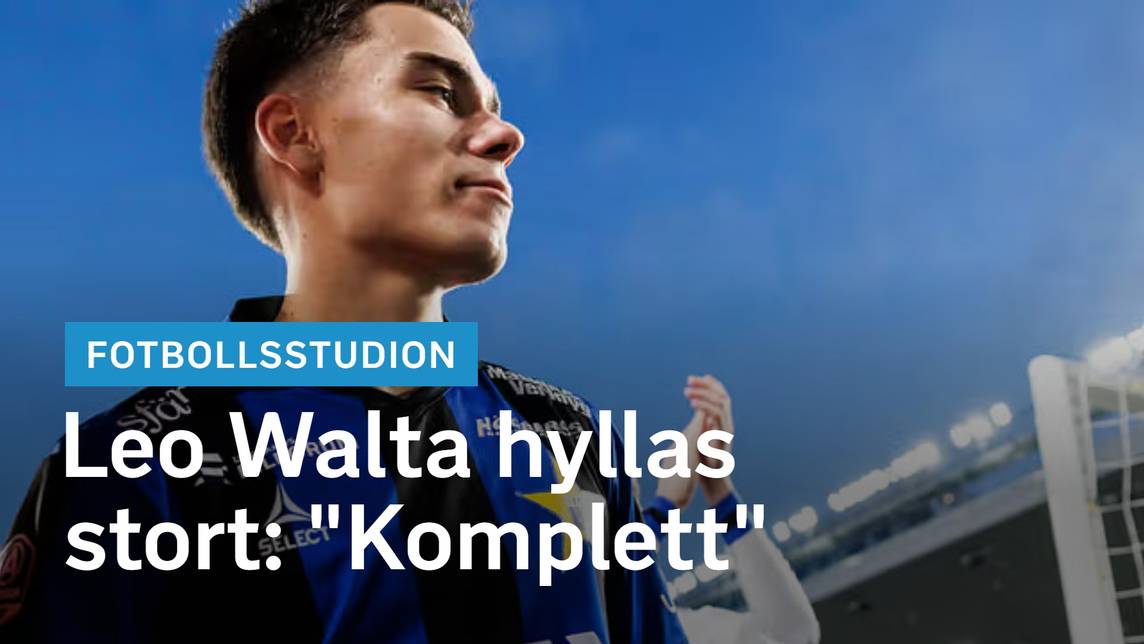 Fotbollsstudion – Leo Walta hyllas stort i Fotbollsstudion | SVT Play