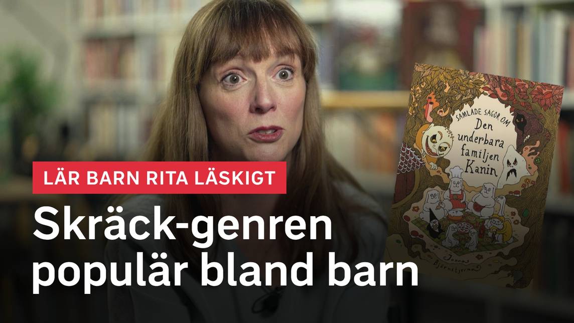 Kulturnyheterna – Barnboksförfattaren lär barn rita läskigt: "De är ...