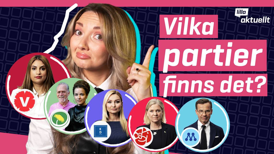 Lilla Aktuellt & Lilla Aktuellt skola – Vilka partier finns det? | SVT Play