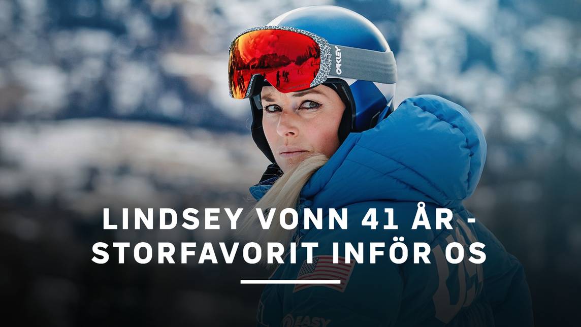 SVT Sport: Reportage och klipp – Lindsey Vonn 41 år - storfavorit inför ...