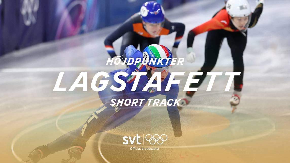 OS 2026: Short track – Mixad lagstafett, 10/2 | SVT Play