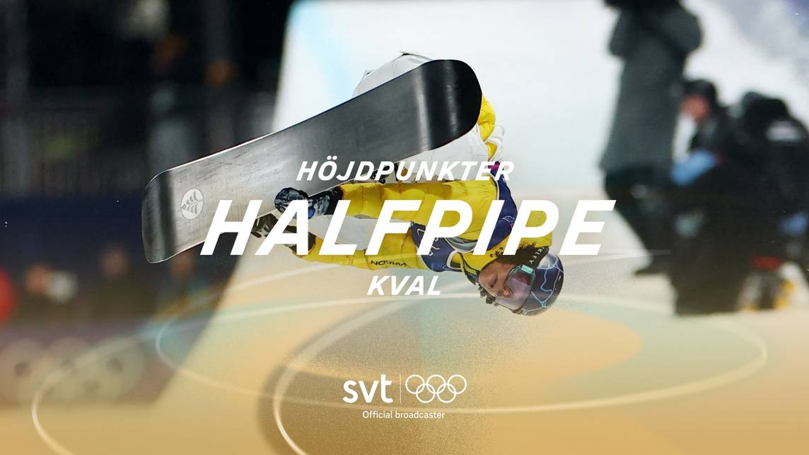 OS 2026: Snowboard – Halfpipe, kval 11/2 | SVT Play