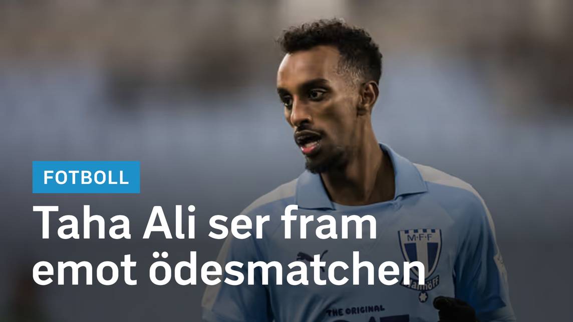 SVT Sport: Reportage och klipp – Taha Ali inför ödesmatchen mot Ukraina ...
