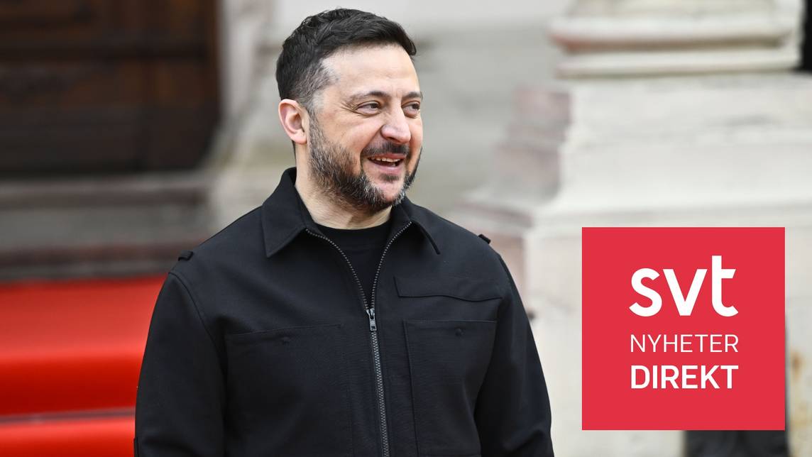 SVT Nyheter Direkt – Zelenskyj i Sverige – möter Kristersson i Uppsala ...