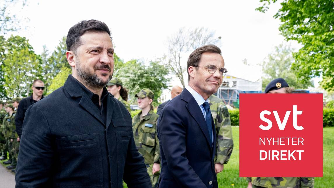 SVT Nyheter Direkt – Kristersson och Zelenskyj håller pressträff | SVT Play