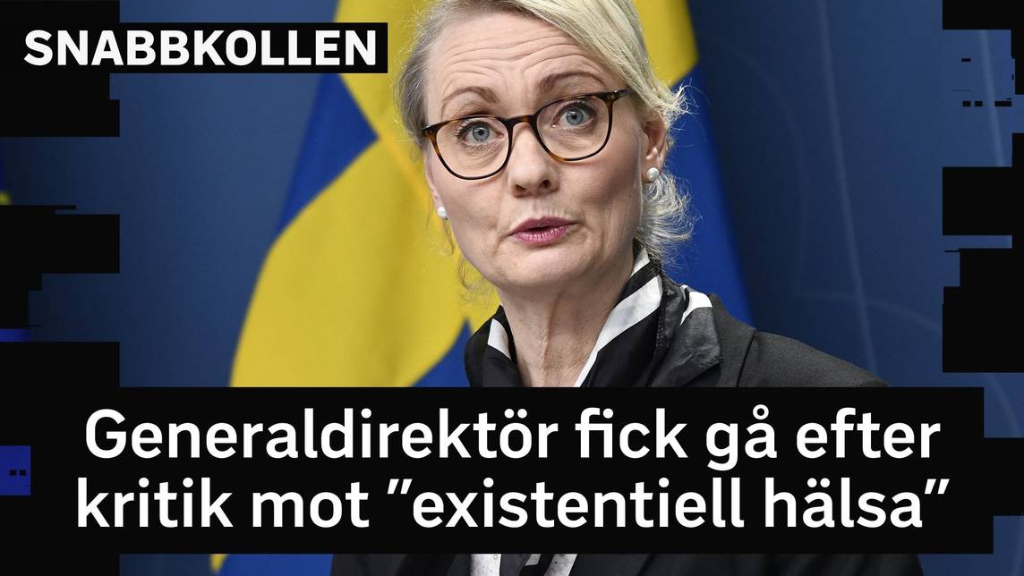 Snabbkollen – Generaldirektör fick lämna – socialministern: "ingen ...