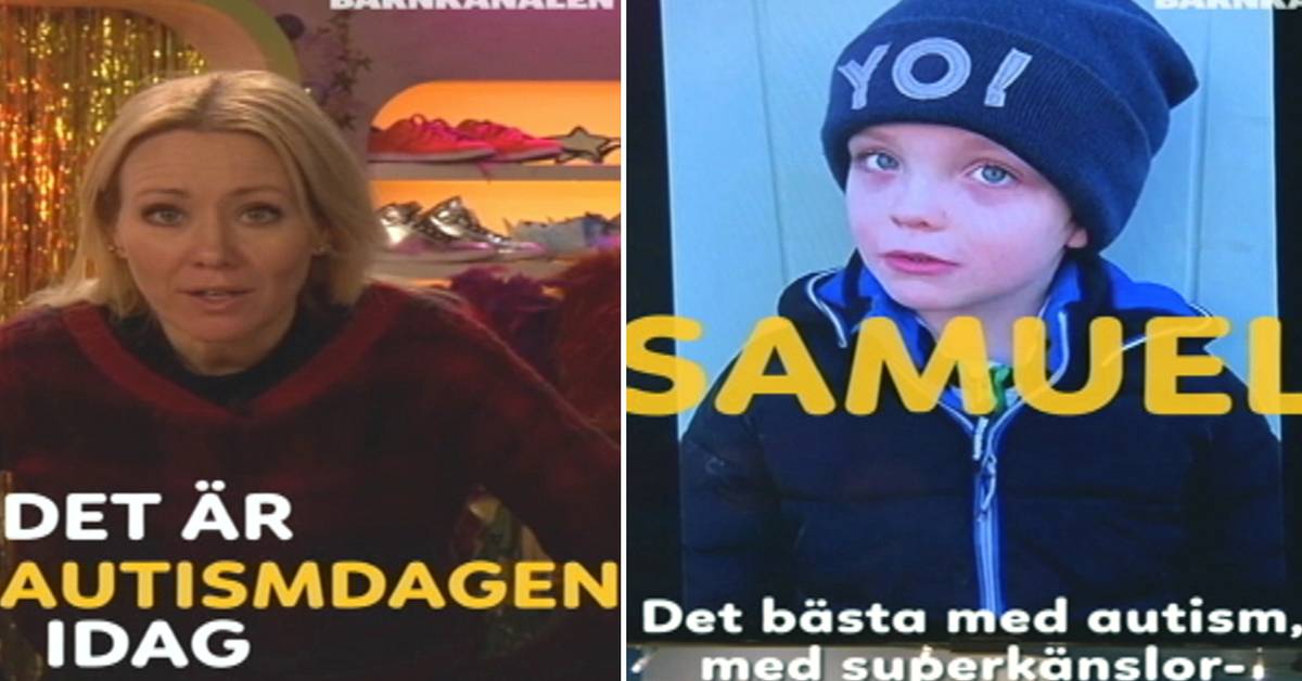Samuel, 5 år: ”Det bästa med autism är superkänslor” | SVT Nyheter