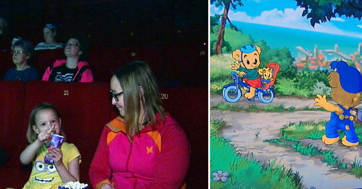 Bamse på bio för barn med autism | SVT Nyheter