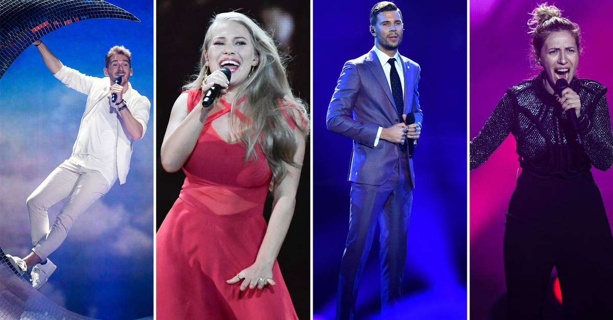 Bildspel: Här är alla finalister i Eurovision | SVT Nyheter