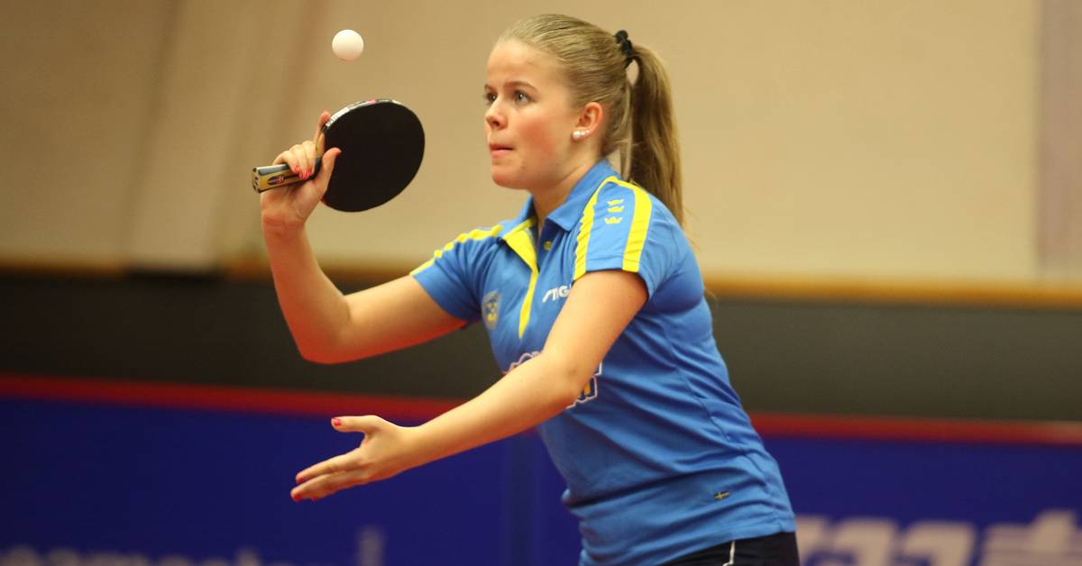Filippa Bergand laddar inför lag-VM i bordtennis | SVT Nyheter