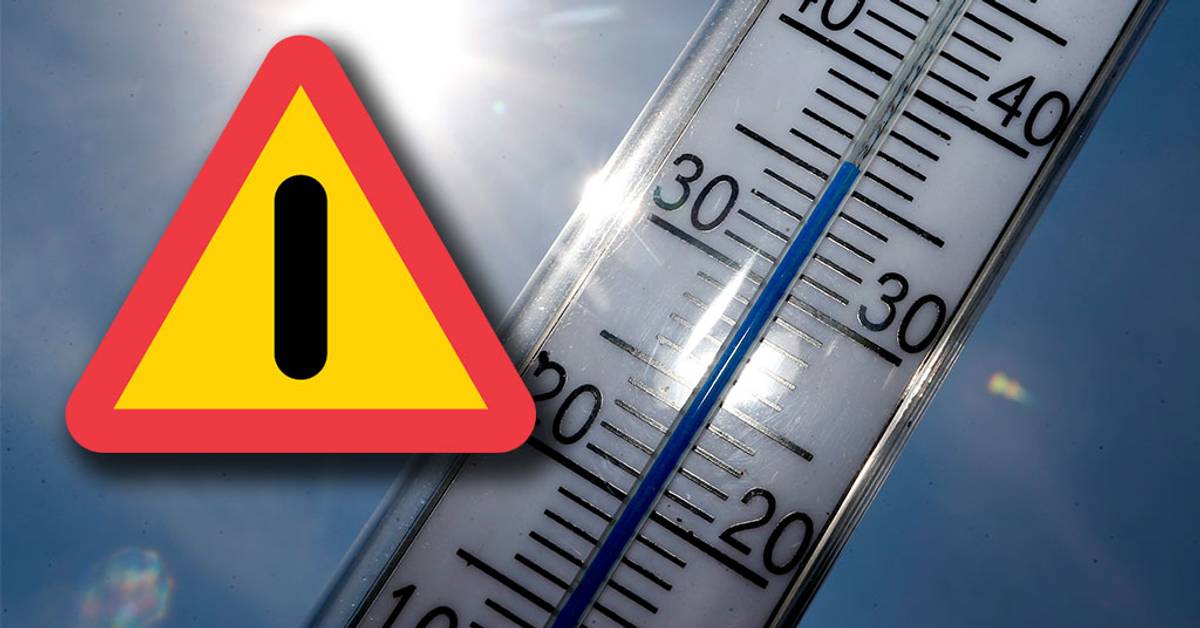 SMHI varnar för extremt höga temperaturer i Kalmar län | SVT Nyheter