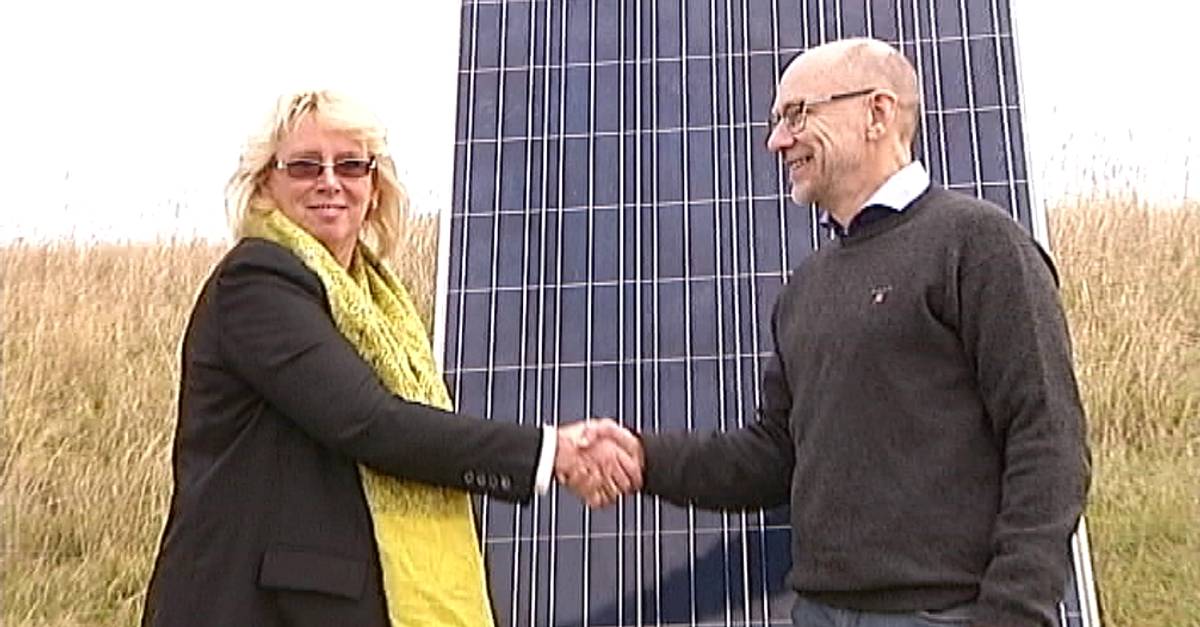 Han ska driva sin egen solcellspark | SVT Nyheter