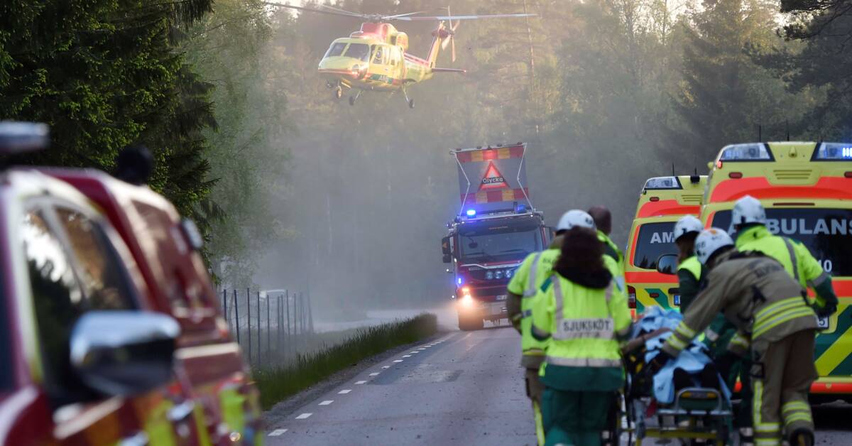 Kvinna Allvarligt Skadad I Skene Svt Nyheter