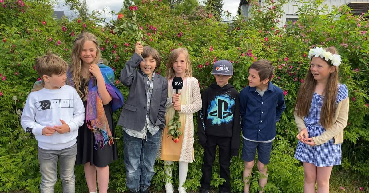 Första skolavslutningen för Ukrainabarnen på Norra skolan i Sveg | SVT ...