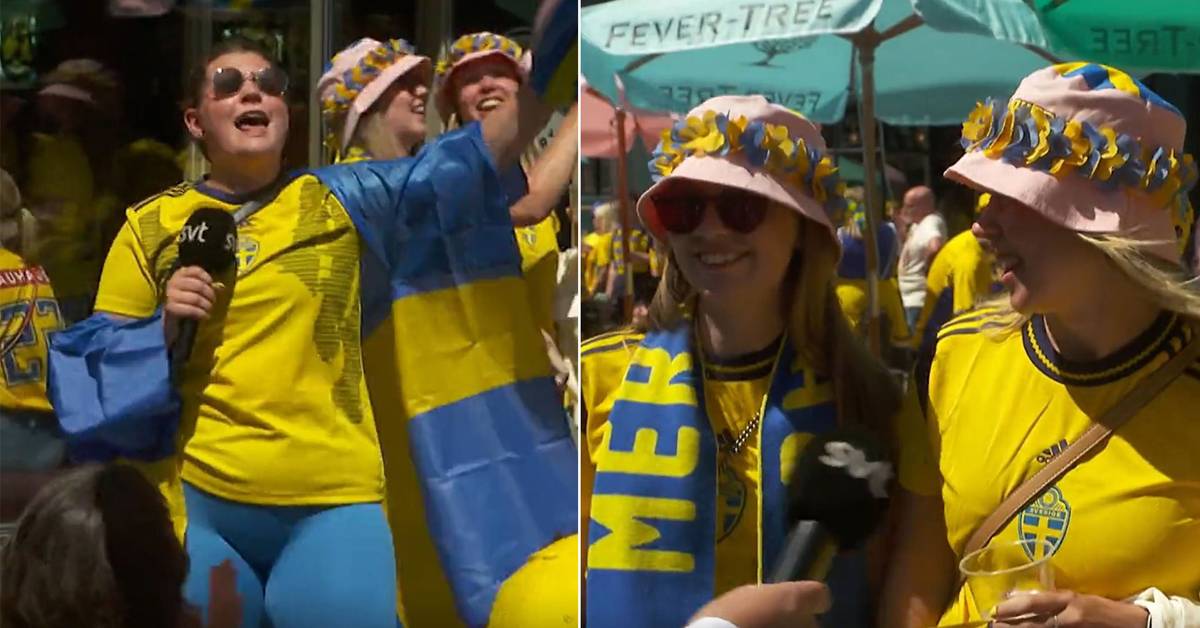Hör supportrarnas hejarop inför Sveriges premiärmatch | SVT Sport