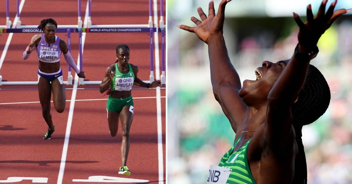 Tobi Amusan krossade världsrekordet med åtta hundradelar | SVT Sport