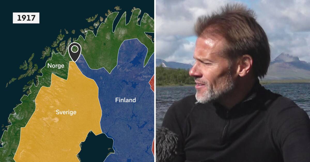 Kartan Kring Treriksröset Har Ritats Om Många Gånger Här är Den