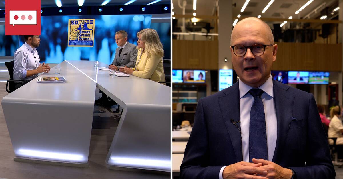 Mats Knutson Efter Utfrågningen Av Jimmie Åkesson Upplagt För Konflikt