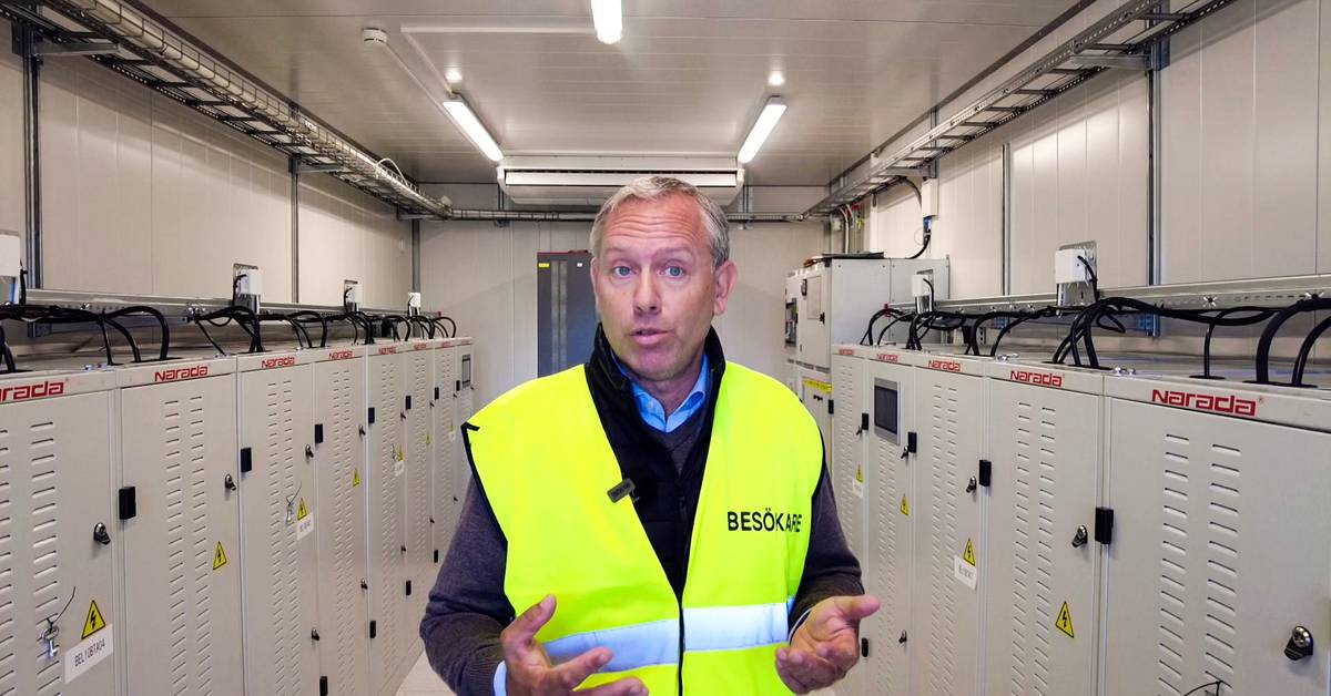 Batteripark ska ge jämnare eltillgång – Varberg Energi satsar 100 miljoner | SVT Nyheter
