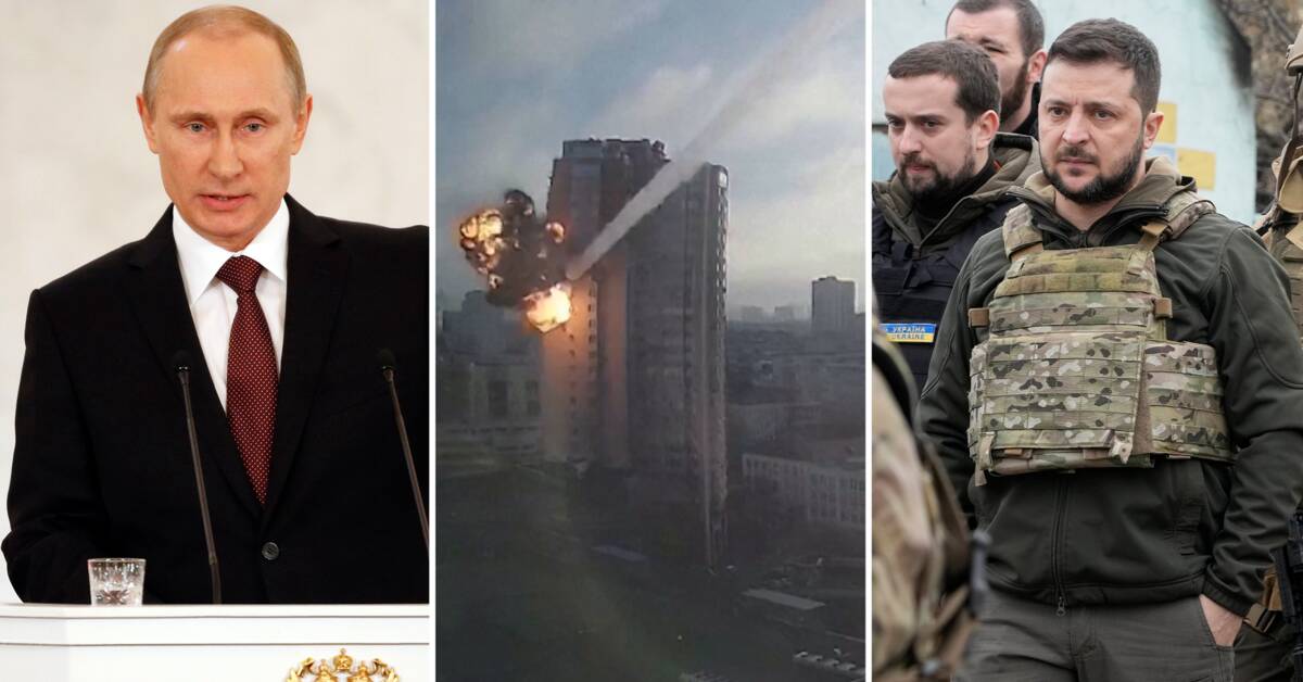 Så har Rysslands krig mot Ukraina sett ut sedan 2014 | SVT Nyheter