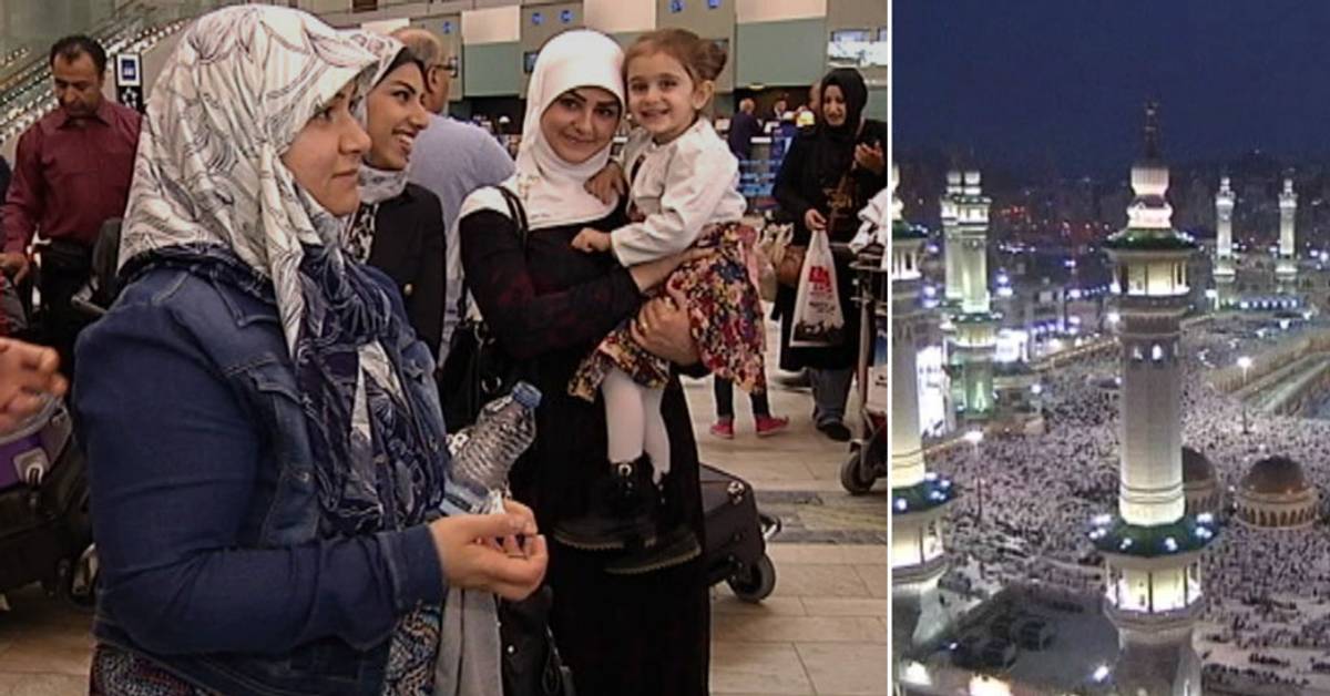 Här vallfärdar de till Mecka | SVT Nyheter