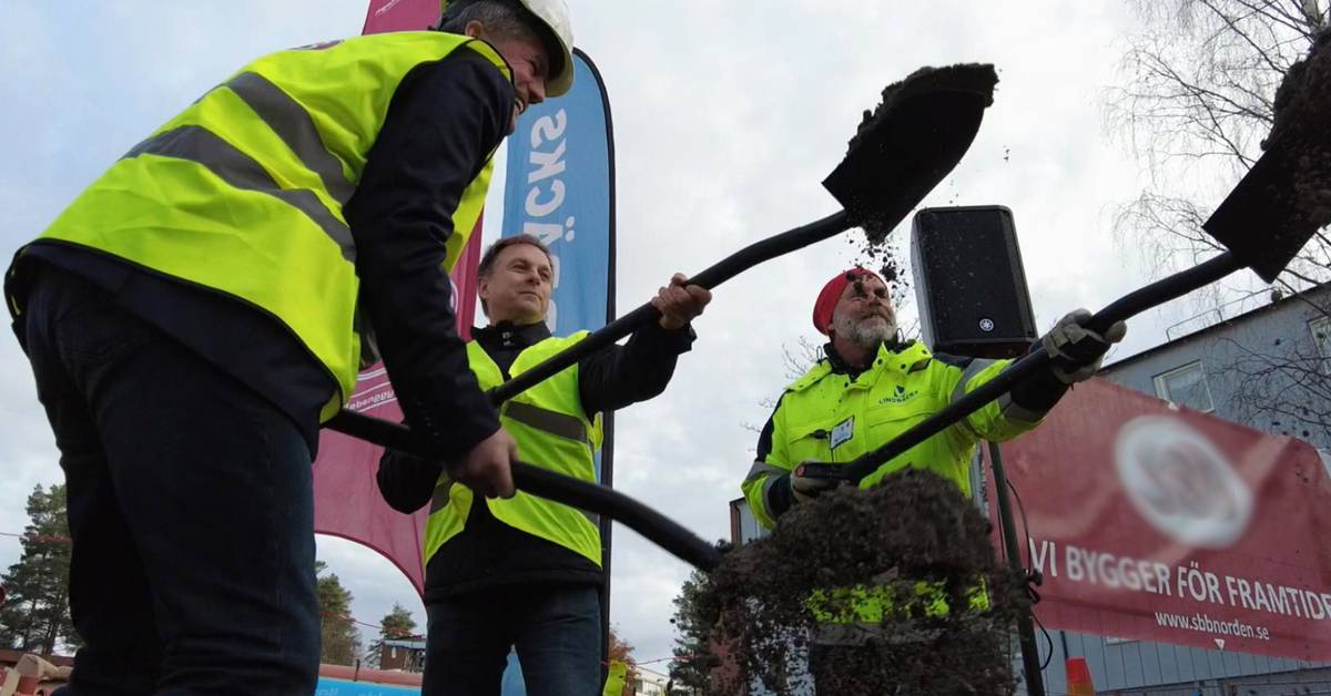 Inga tecken på byggbroms i Skellefteå – här tas första spadtaget för ...