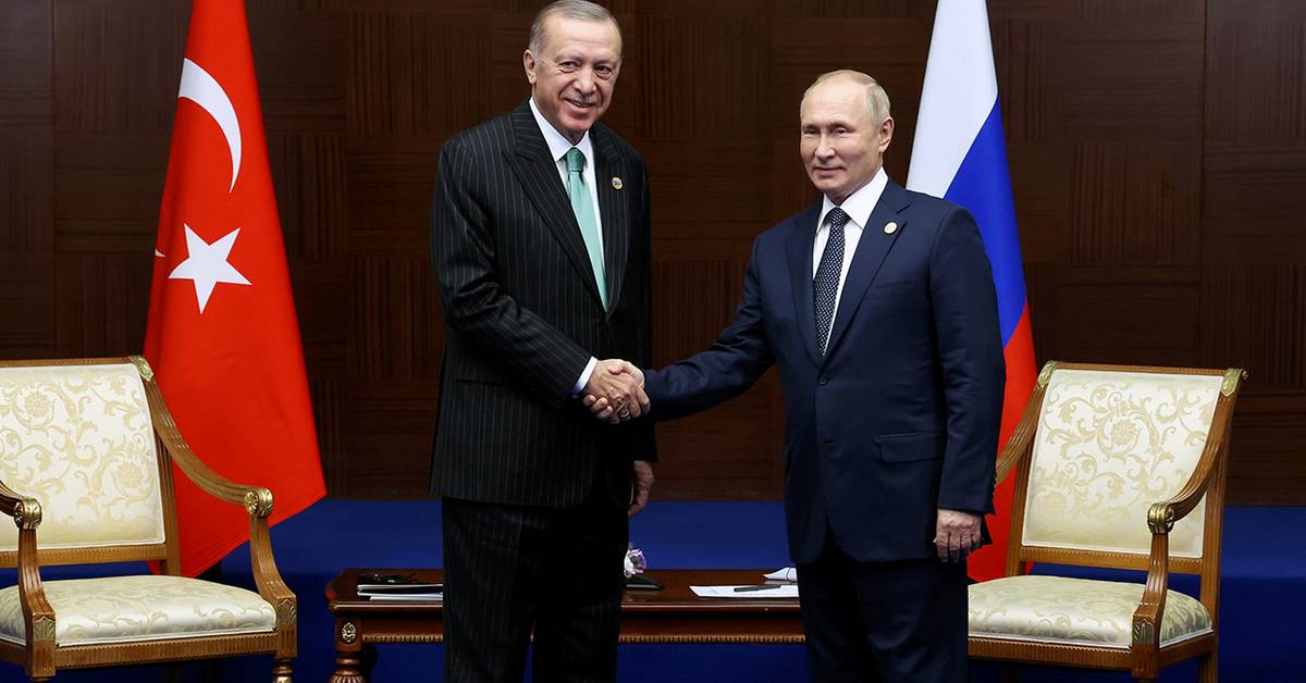 Putin: Turkiet kan bli ett nytt internationellt ”gas-nav” | SVT Nyheter