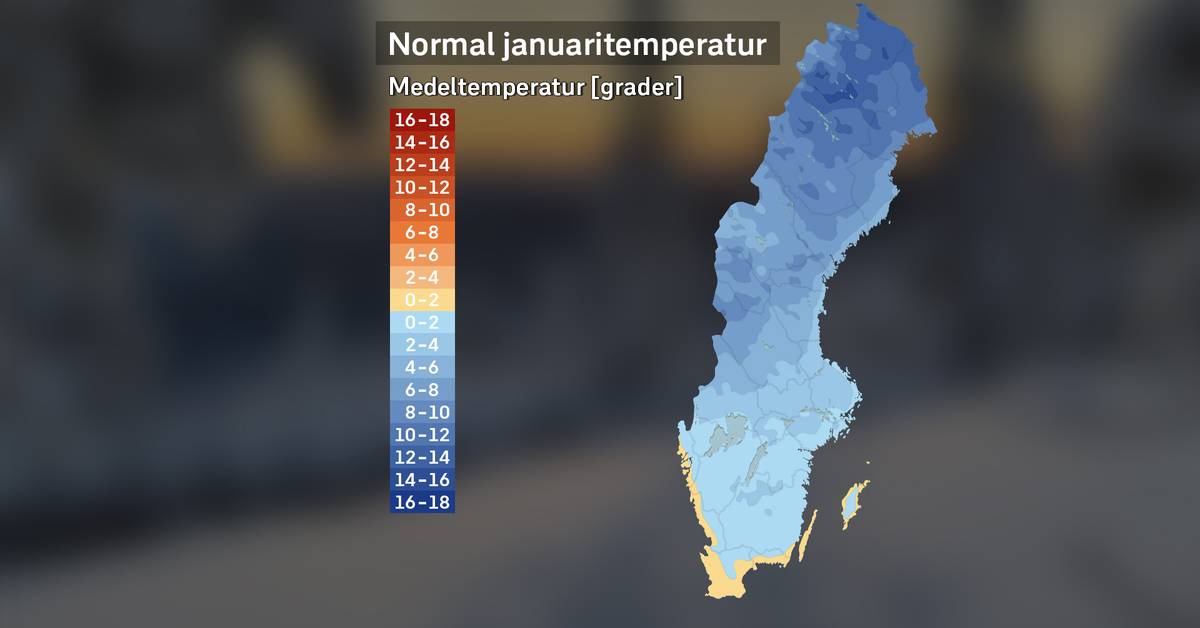 Vad är normalt januariväder? | SVT Nyheter