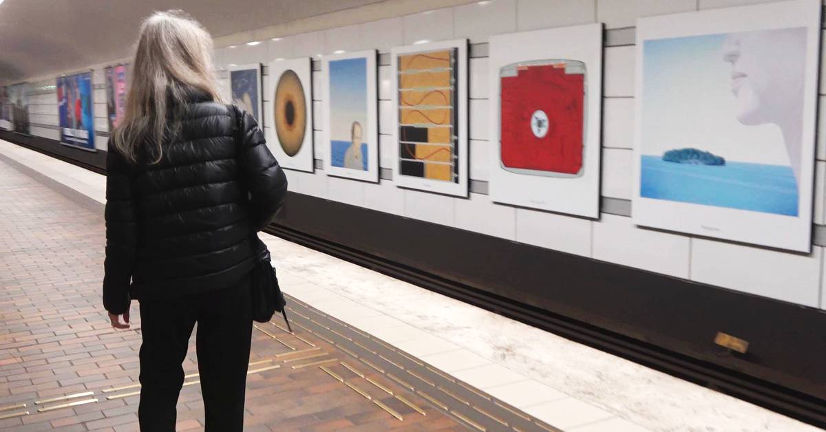 Här är t-banekonsten som kallas världens längsta vernissage | SVT Nyheter