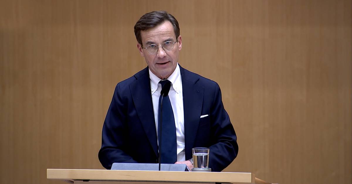 Kristersson (M): Vi är överens om att ta ansvar för Sverige | SVT Nyheter