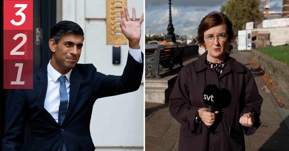 Lista: Tre utmaningar för premiärminister Rishi Sunak | SVT Nyheter