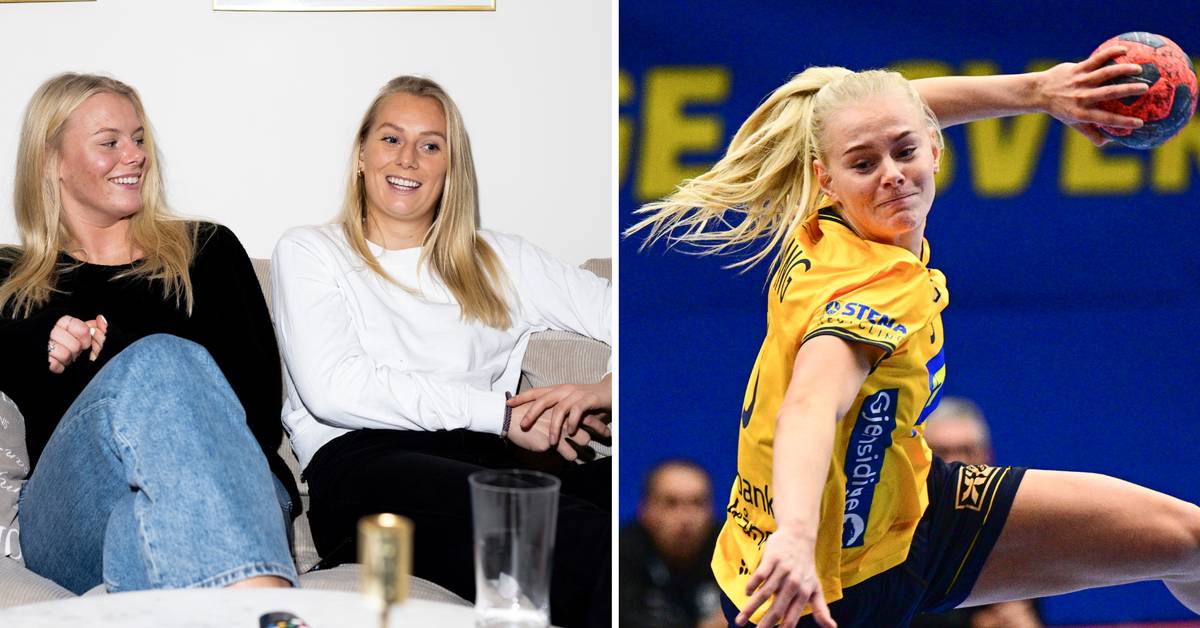 Stina Blackstenius stöd till sin syster Nina Koppang | SVT Sport