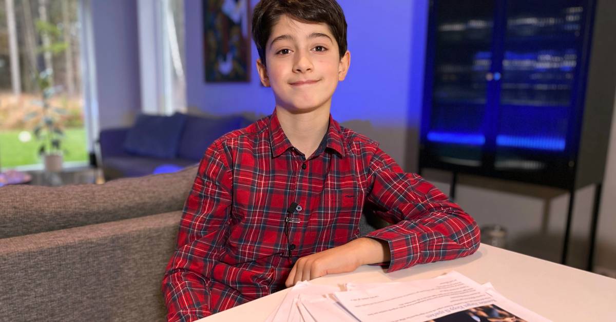 11-year-old Rayan in Lidköping publishes his own local newspaper ...