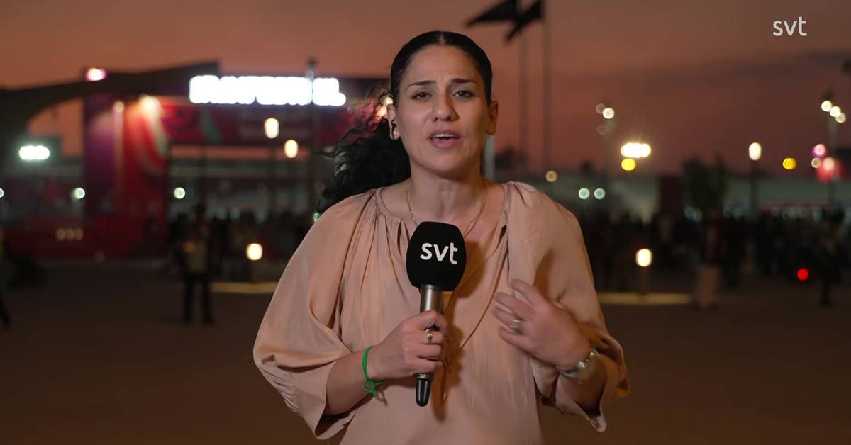 SVT:s Rihaneh Rouhani i Qatar: ”Jag känner mig övervakad” | SVT Sport