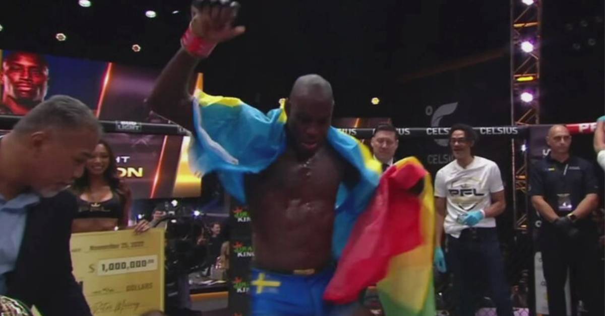 Sadibou Sy skrev svensk MMA-historia – vann 10 miljoner kronor | SVT Sport