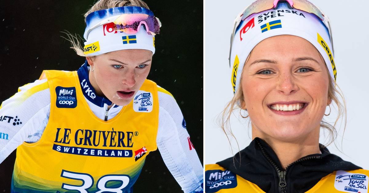 Frida Karlsson överlägsen när hon tog första etappsegern i Tour de Ski | SVT Sport