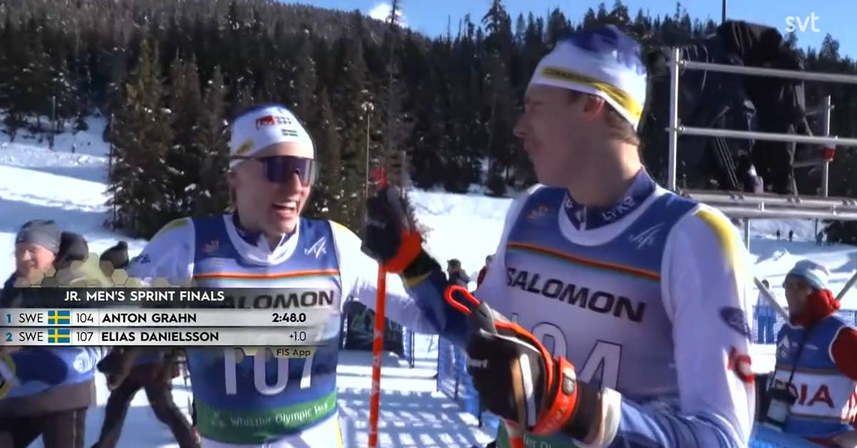 JVM-guld till Anton Grahn i sprinten – silver till Elias Danielsson ...