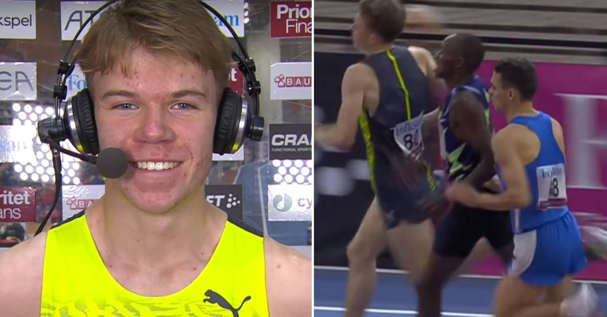 Jättetalangen Jonathan Grahn krossade svenska juniorrekordet | SVT Sport