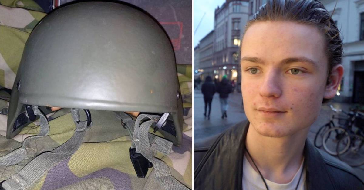 Zack, 16, köpte gammal hjälm – misstänks för brott mot lagen om ...