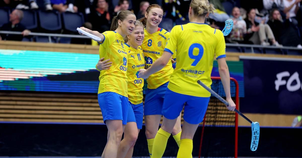 Sverige klart för innebandy-VM i Singapore efter 92–0 | SVT Sport