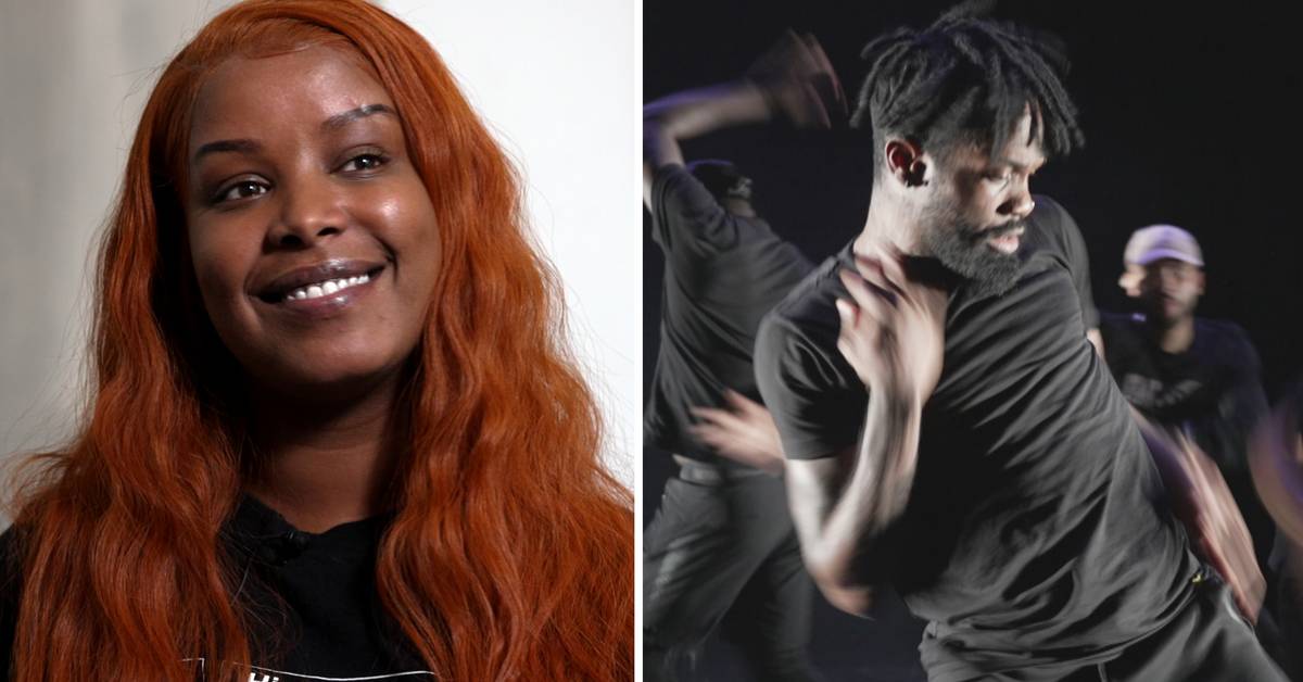 Rapparen Imenella intar teatersalongerna med Rule | SVT Nyheter