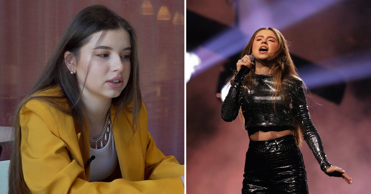 Ukrainska Maria Sur: ”Pappa är stolt” | SVT Nyheter