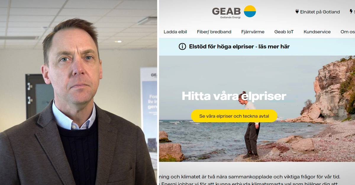 GEAB:s hemsida låg nere: ”Konsekvenserna är begränsade” | SVT Nyheter
